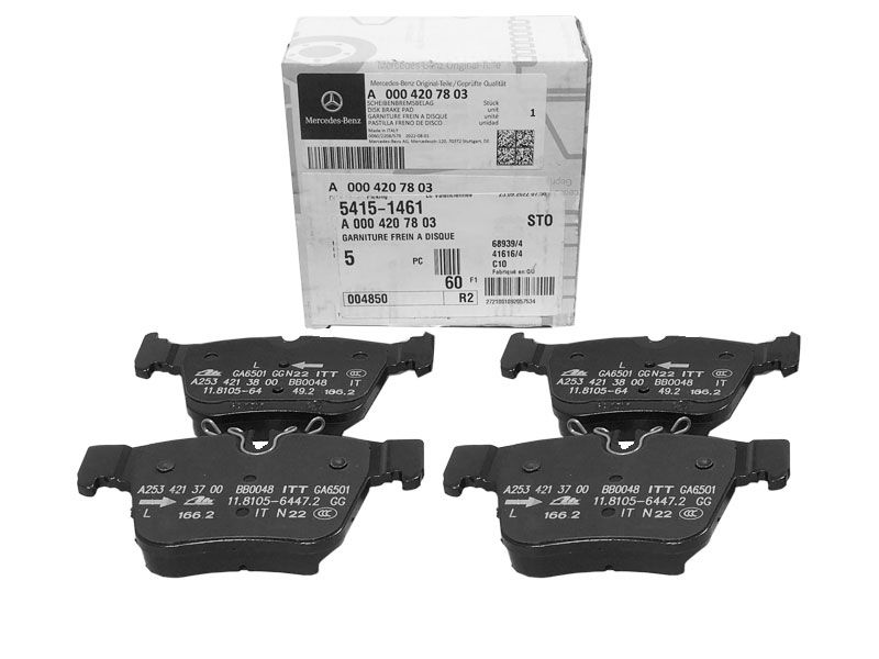 Plaquettes de Freins Arrière Classe C 205 AMG Mercedes-Benz