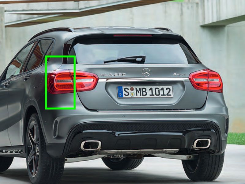 Phare Bloc Feu Arrière Intérieur Gauche GLA 156 Mercedes-Benz